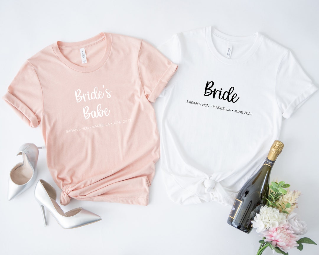 Hen Party T-shirts, Brides Babes, Hen Do Tshirts, Bridesmaid Tops, Hen ...