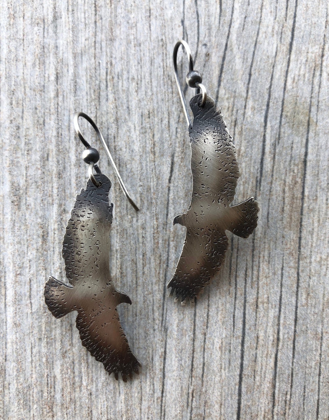 Hawk Earrings Large Sterling Silver Silver Hawk Earrings | Etsy