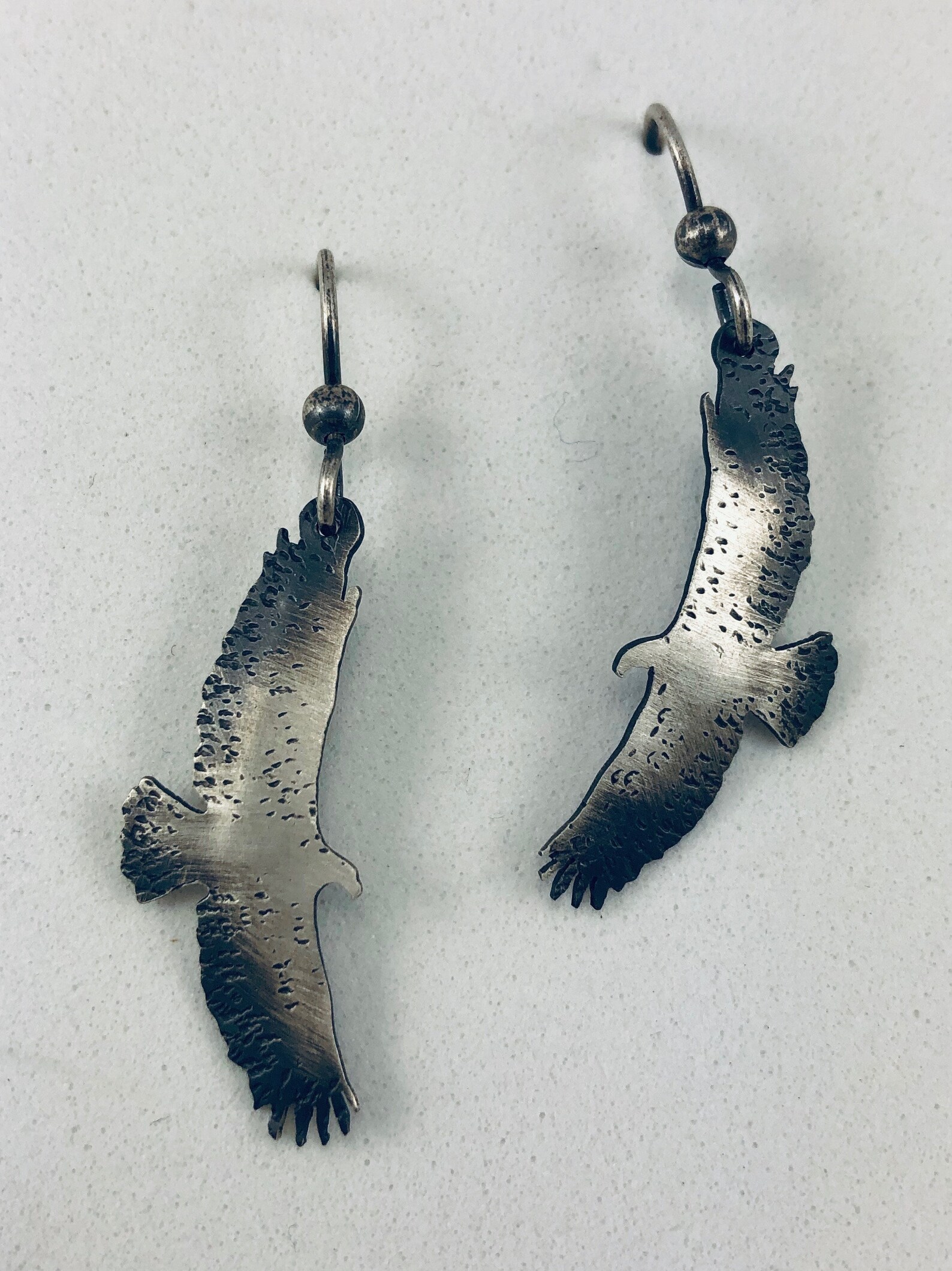 Hawk Earrings Small Sterling Silver Silver Hawk Earrings | Etsy