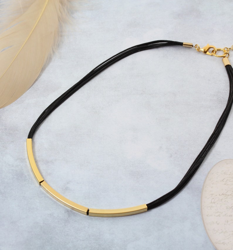 Tube Necklace Minimalist Necklace Contemporary Jewelry - Etsy