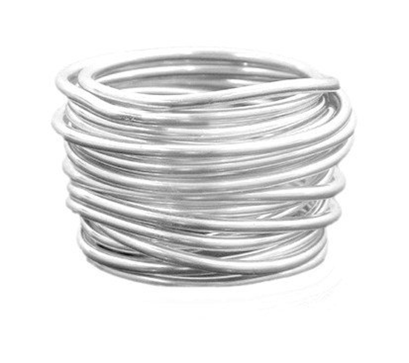 Wrap Silver Ring, Wrap Ring, Wire Wrap Ring, Statement Silver Ring ...