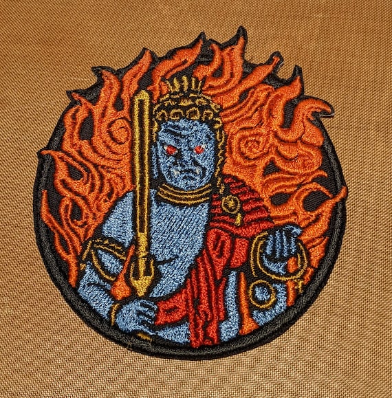 Fudo Myoo acala Bodhisattva Patch UPDATED - Etsy