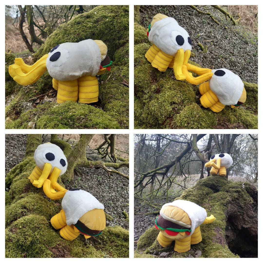 BUNGER Bunger A bugsnax burger plushie | Etsy