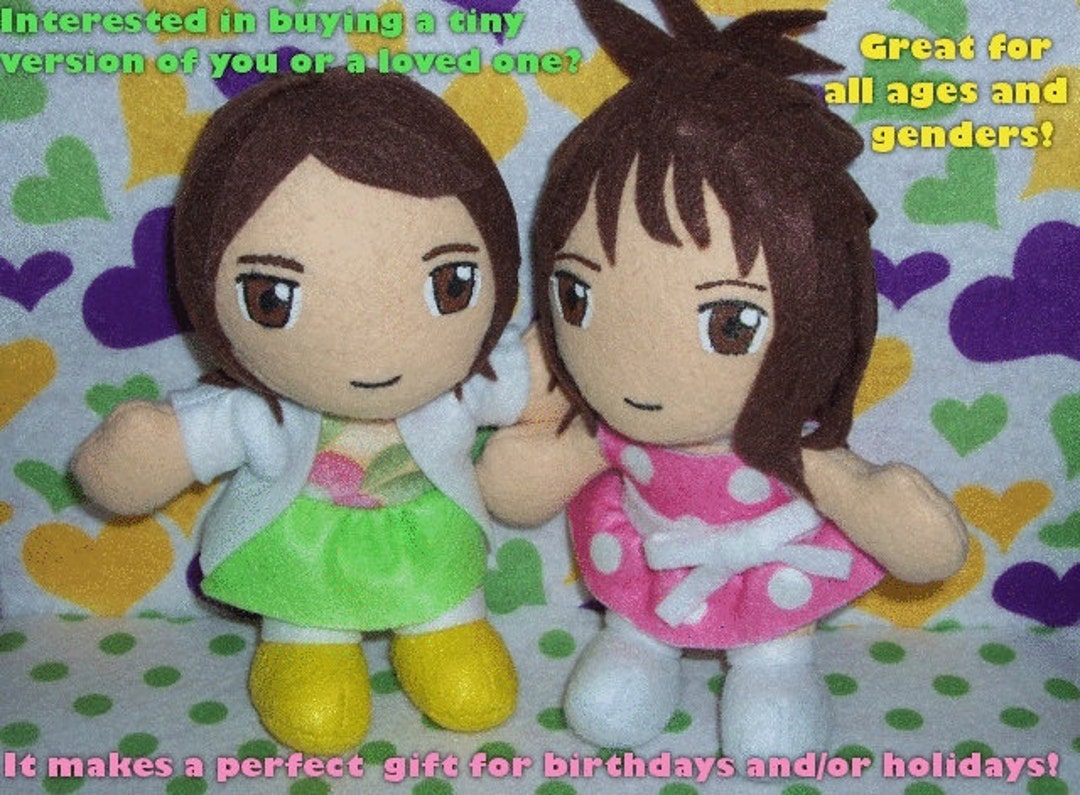 6 Inch Custom "mini Me" Plushie Commission - Etsy