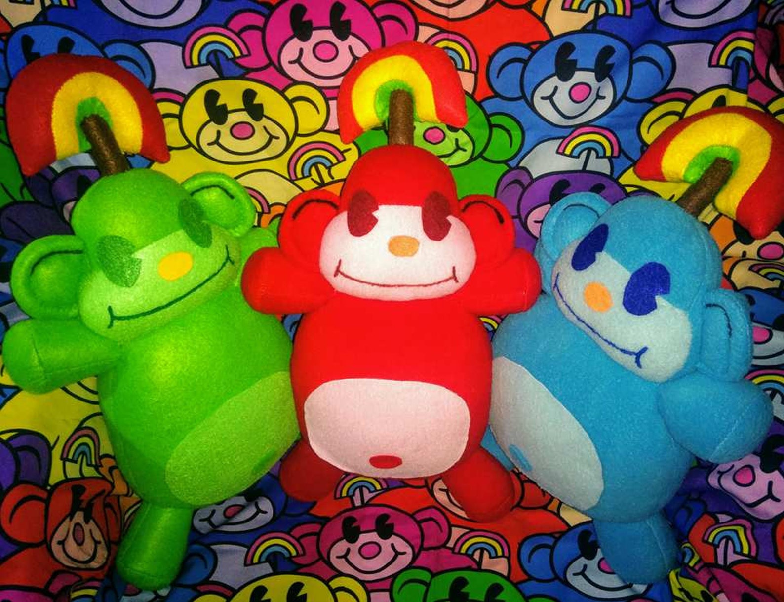 Rainbow Monkey MADE TO ORDER - Etsy