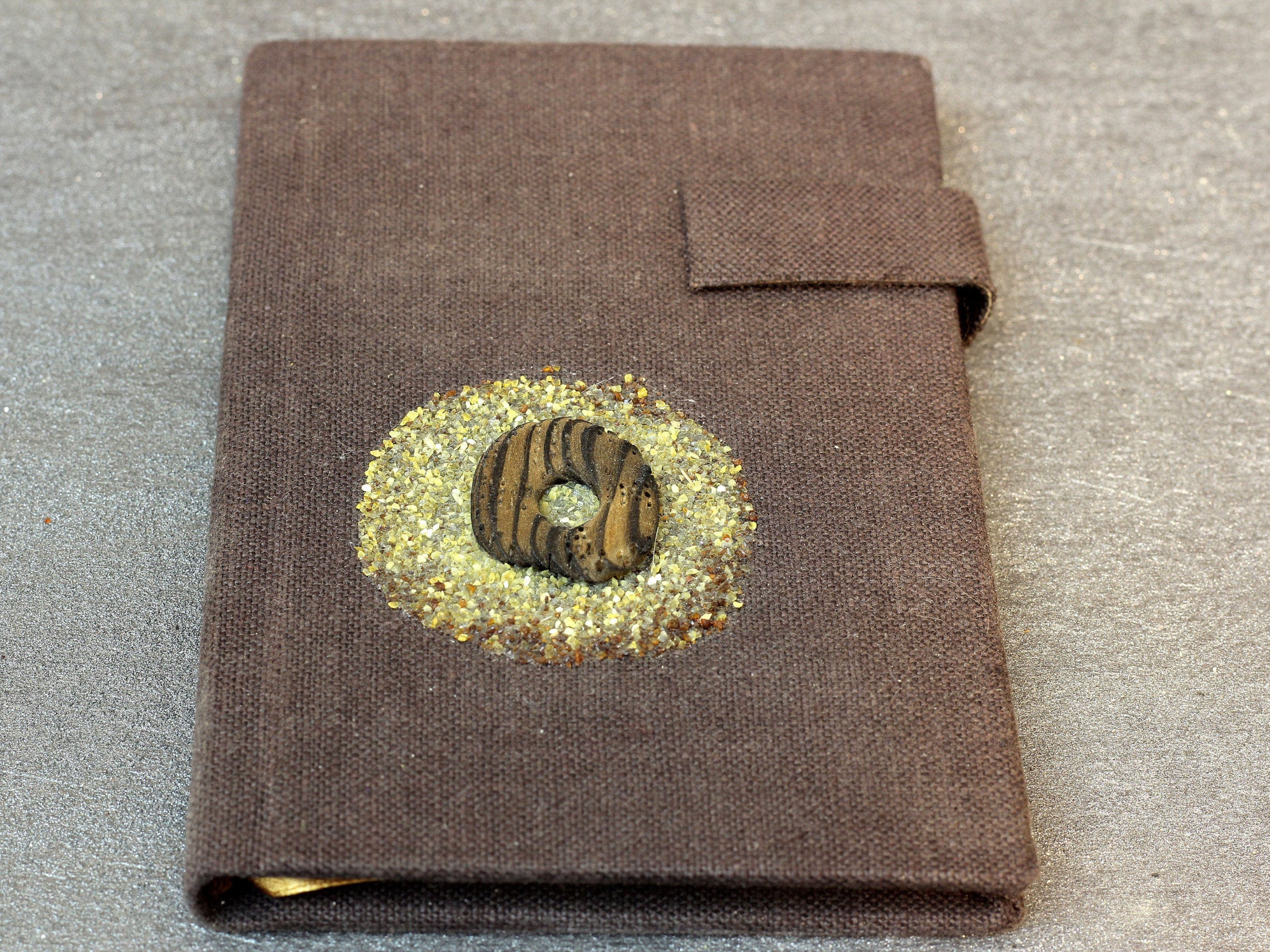 Amber Notebook With Wooden Sun - Etsy