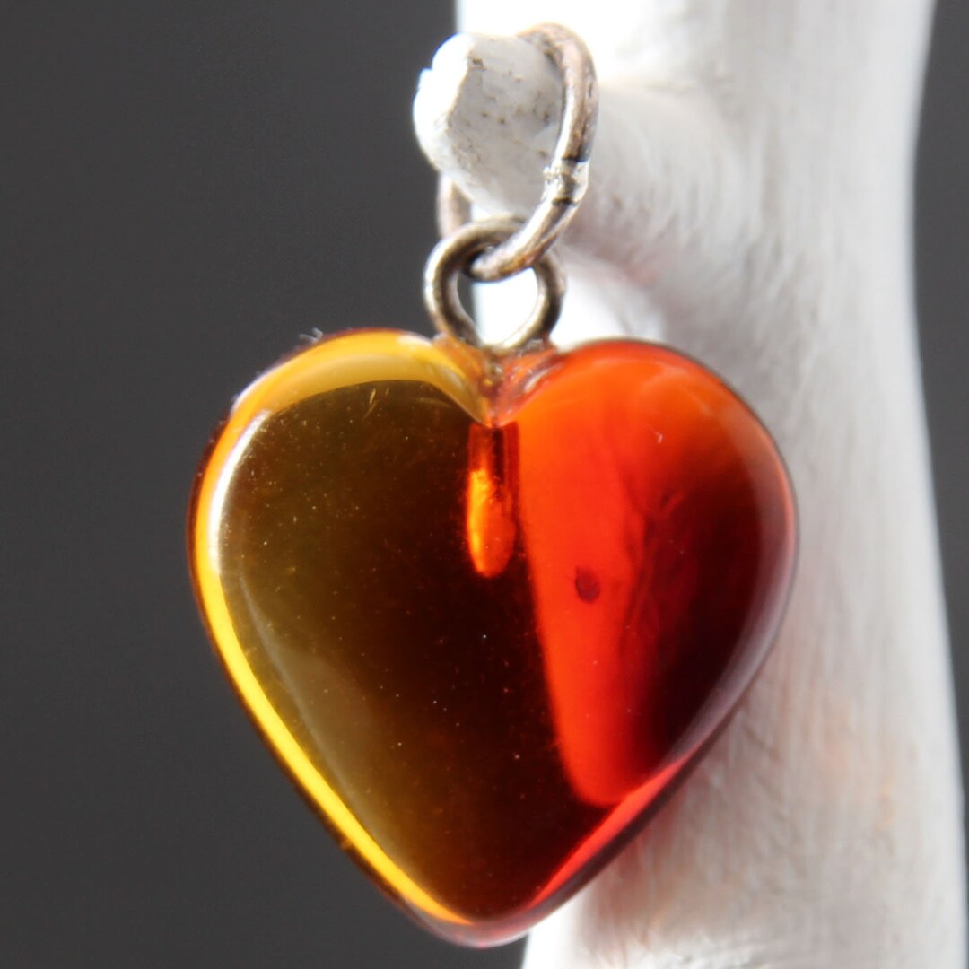 Amber Heart Valentine's Day/ Friendship Heart - Etsy