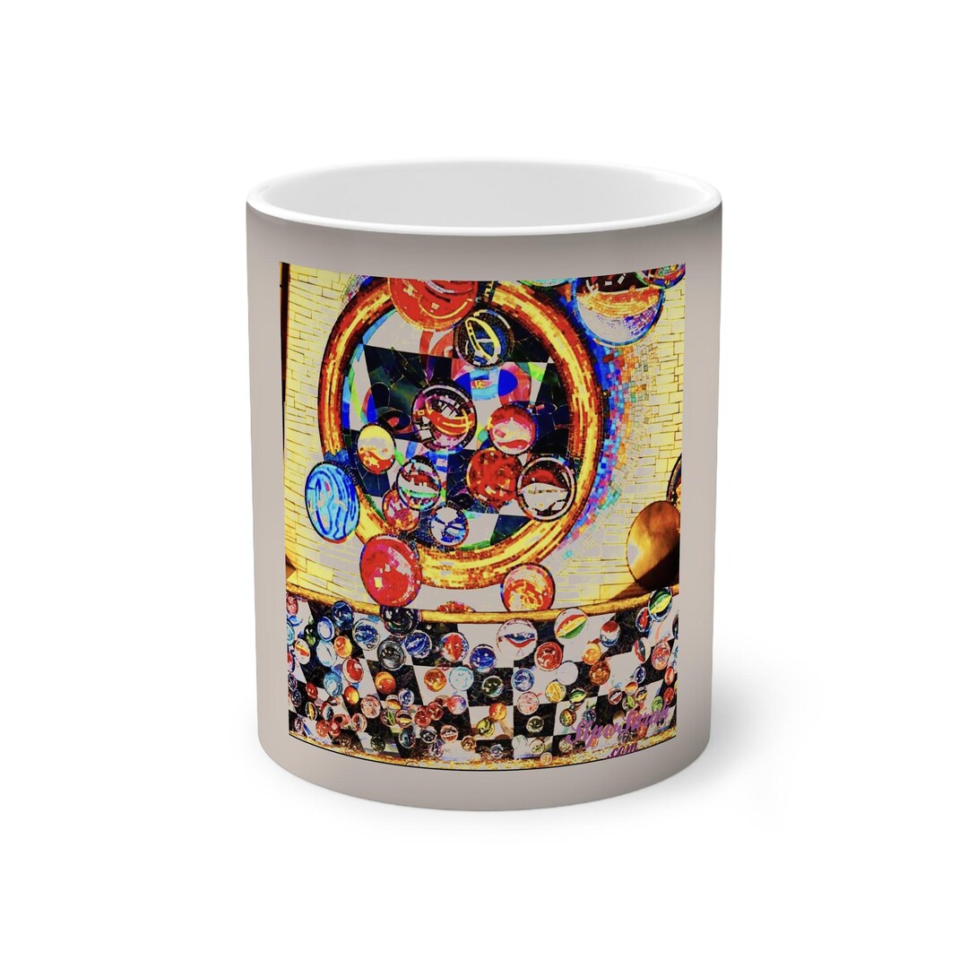 Pebbles and Marbles Color-changing Mug | Heat Reveal Ceramic - Etsy