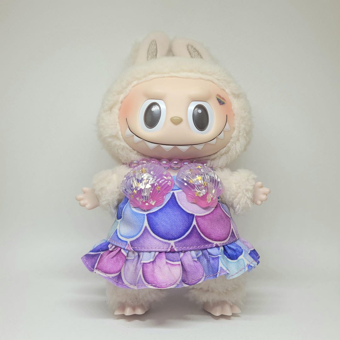 Labubu Macaron Outfit : twinkle Set dress and Necklace - Etsy