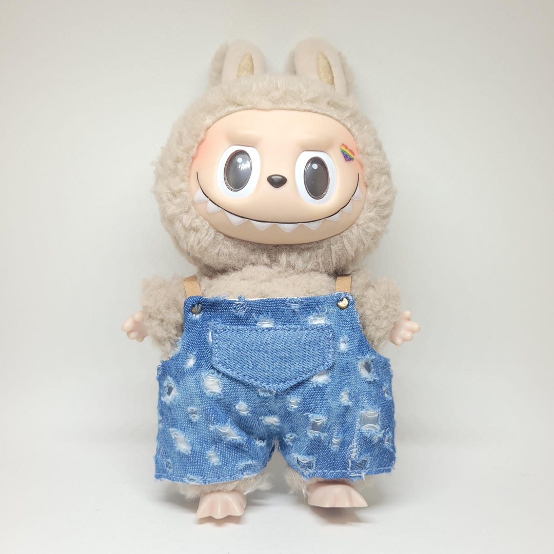 Labubu Macaron Outfit : denim Overall overall - Etsy