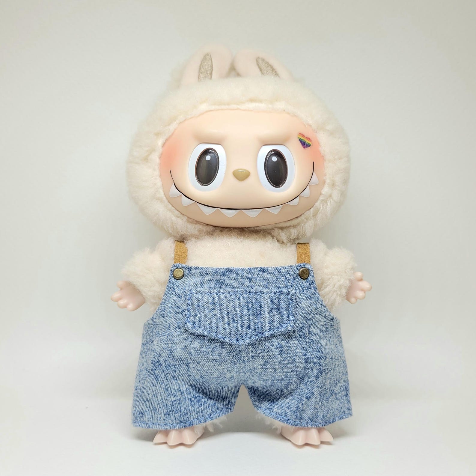 Labubu Macaron Outfit : jean Jumpsuit jumpsuit - Etsy