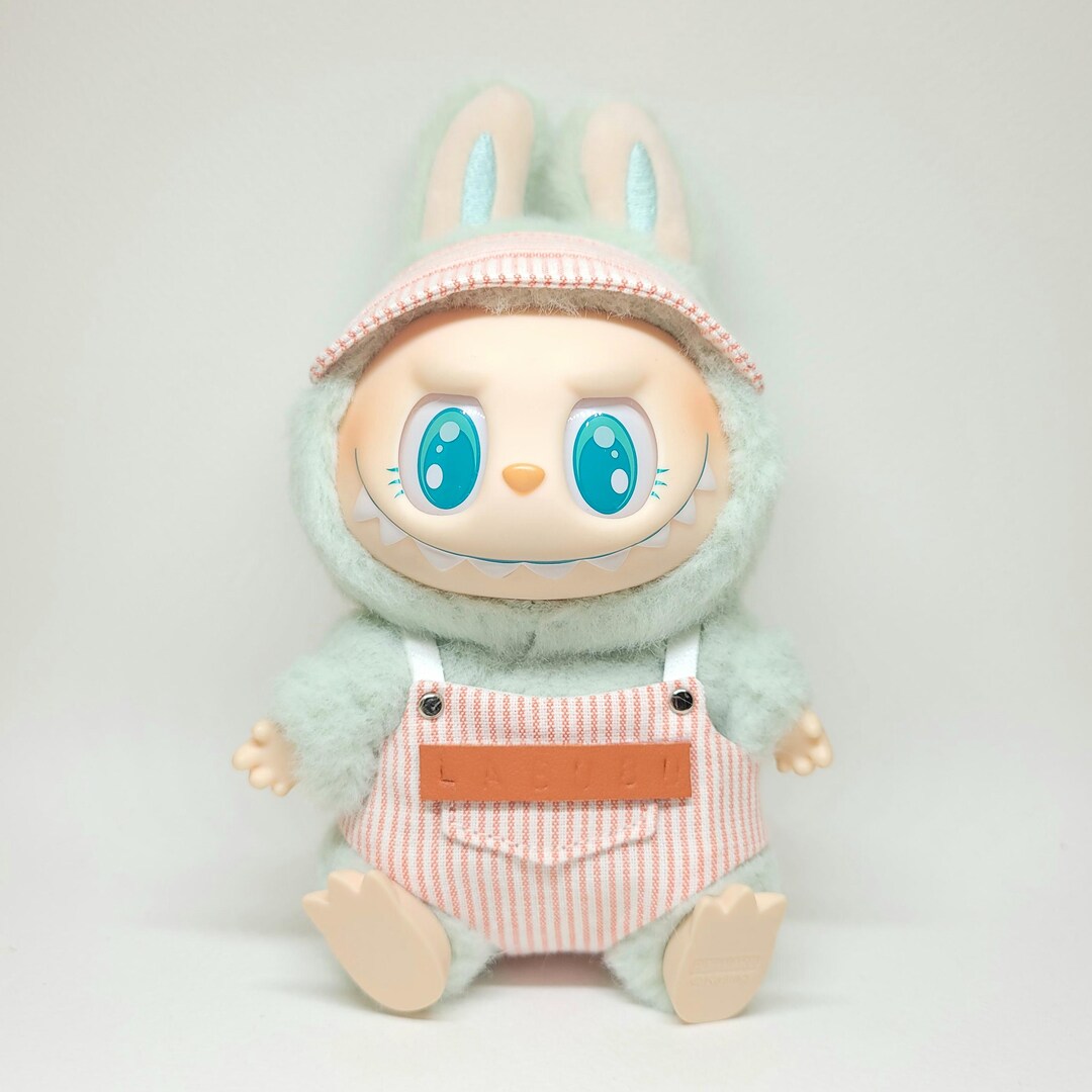 Labubu Macaron Outfit : lovely Orange Set jumpsuit and Cap - Etsy