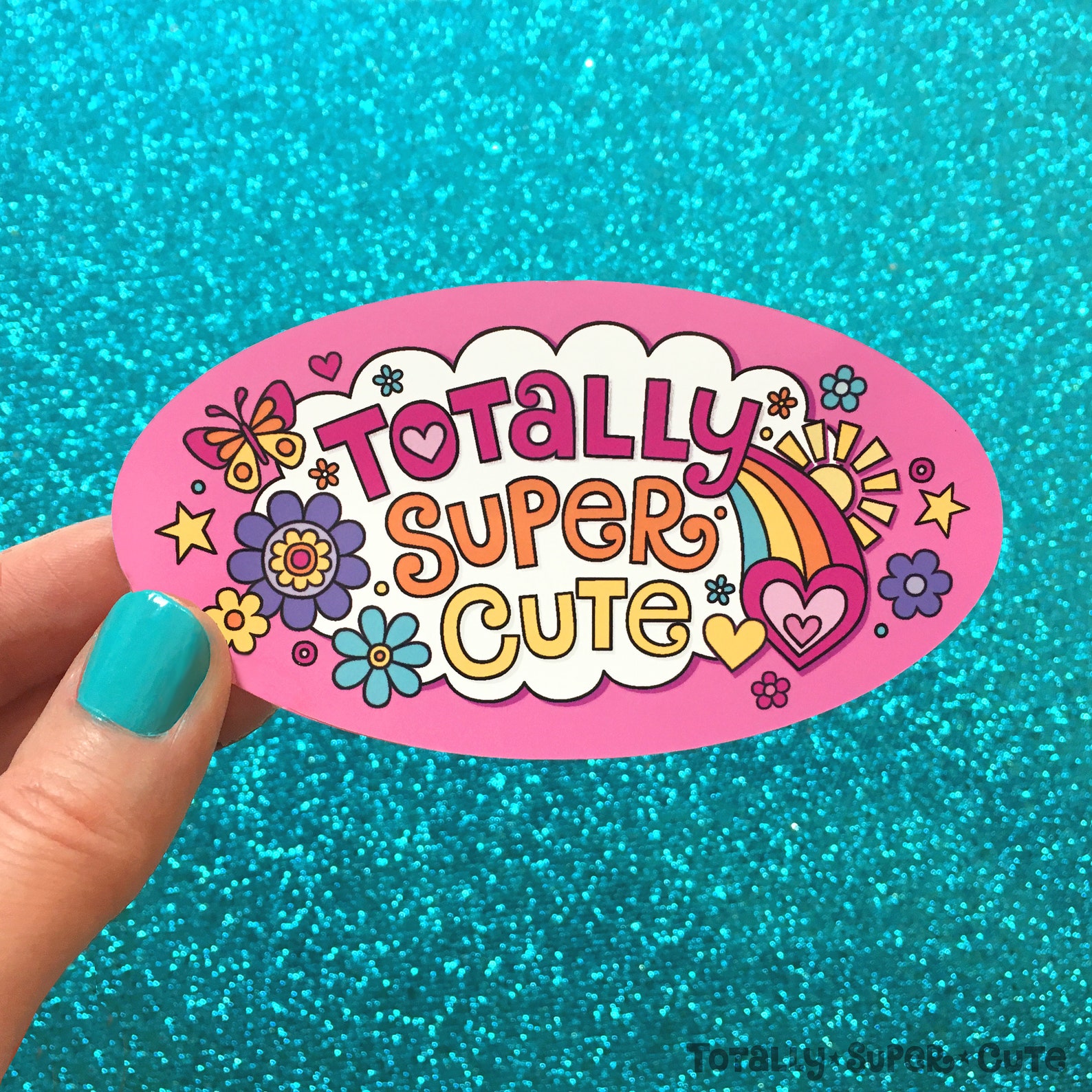 Totally Super Cute Sticker Notebook Doodles Jumbo Sticker - Etsy