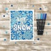 Let It Snow COLORING PAGE Adult Coloring Instant Download - Etsy