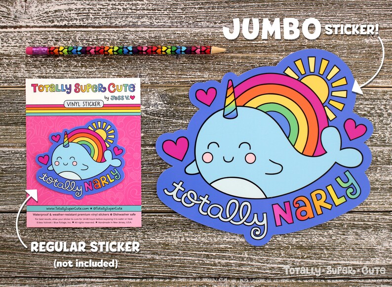 JUMBO STICKER Vinyl Decal Sticker Weather-proof Huge XL | Etsy