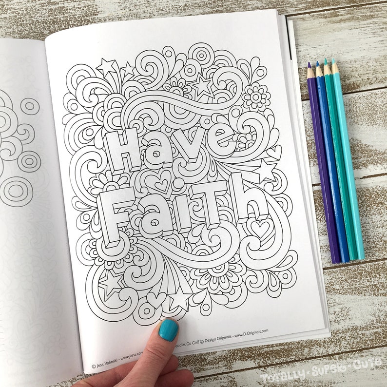 GO GIRL Coloring Book Notebook Doodles by Jess Volinski - Etsy