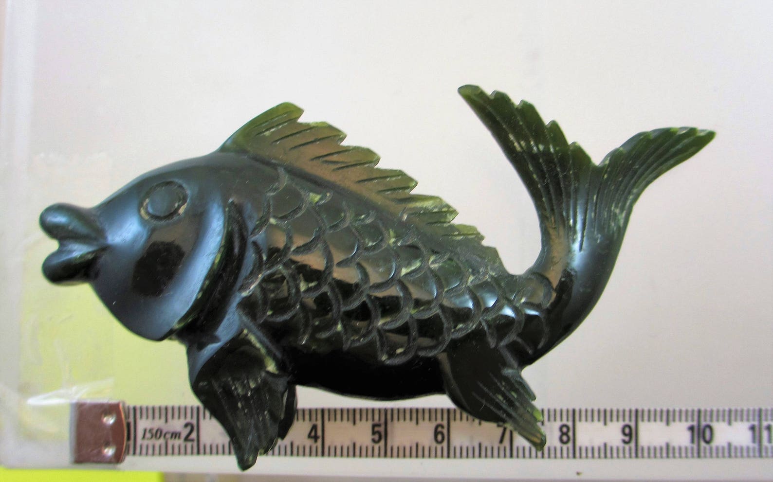 Green Jade Fish 4 Hand Carved | Etsy