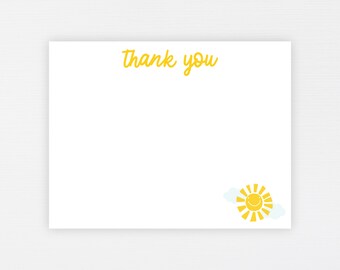 Sunshine Note Cards - Etsy