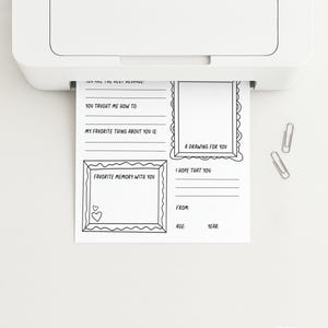 Teacher Thank You Appreciation Printable Gift · All About My Teacher ...