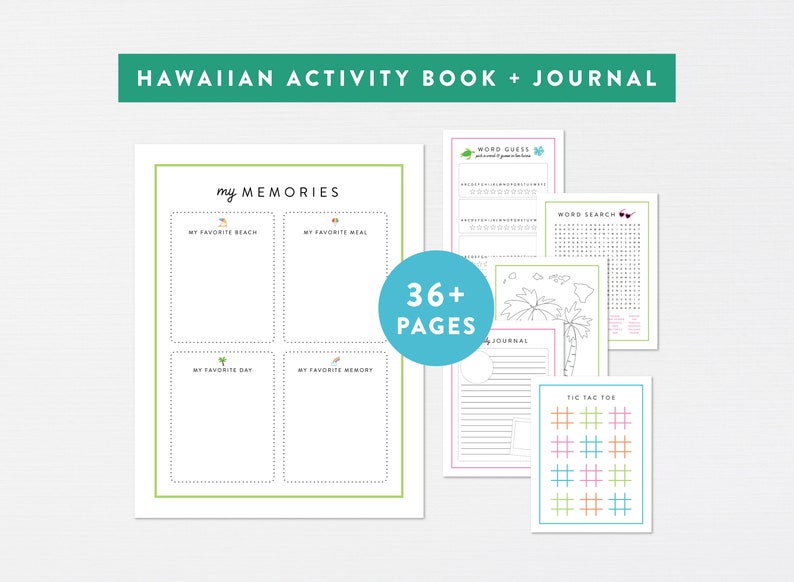 Kids Hawaii Travel Journal · 40 Pages of Fun Vacation Activities · Teen ...