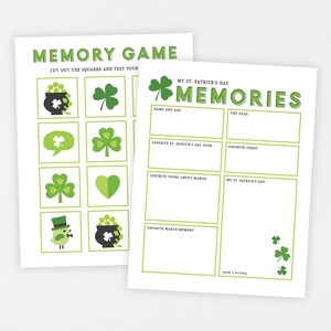 St. Patrick's Day Educational Activity Bundle Holiday Shamrock ...