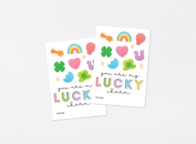Lucky Charm Tags · St. Patrick's Day Printables · Classroom Treat Kid ...
