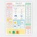 Child Calendar Printable Montessori Preschool Classroom Educational ...