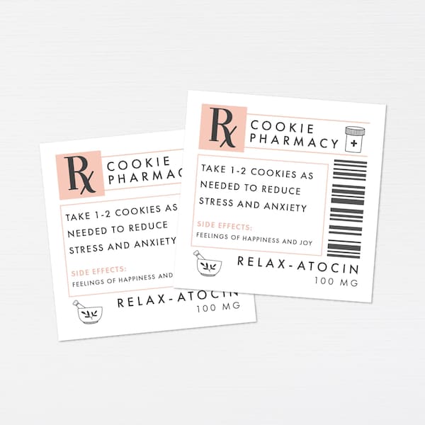Rx Label - Etsy