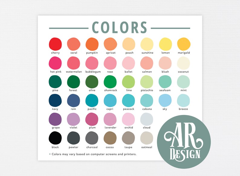 Add-on Custom Text Color Custom Color Change for ANY | Etsy