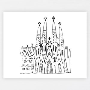 European Landmarks Set of 6 Printable Travel Collage - Etsy