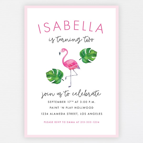 Flamingo Birthday - Etsy