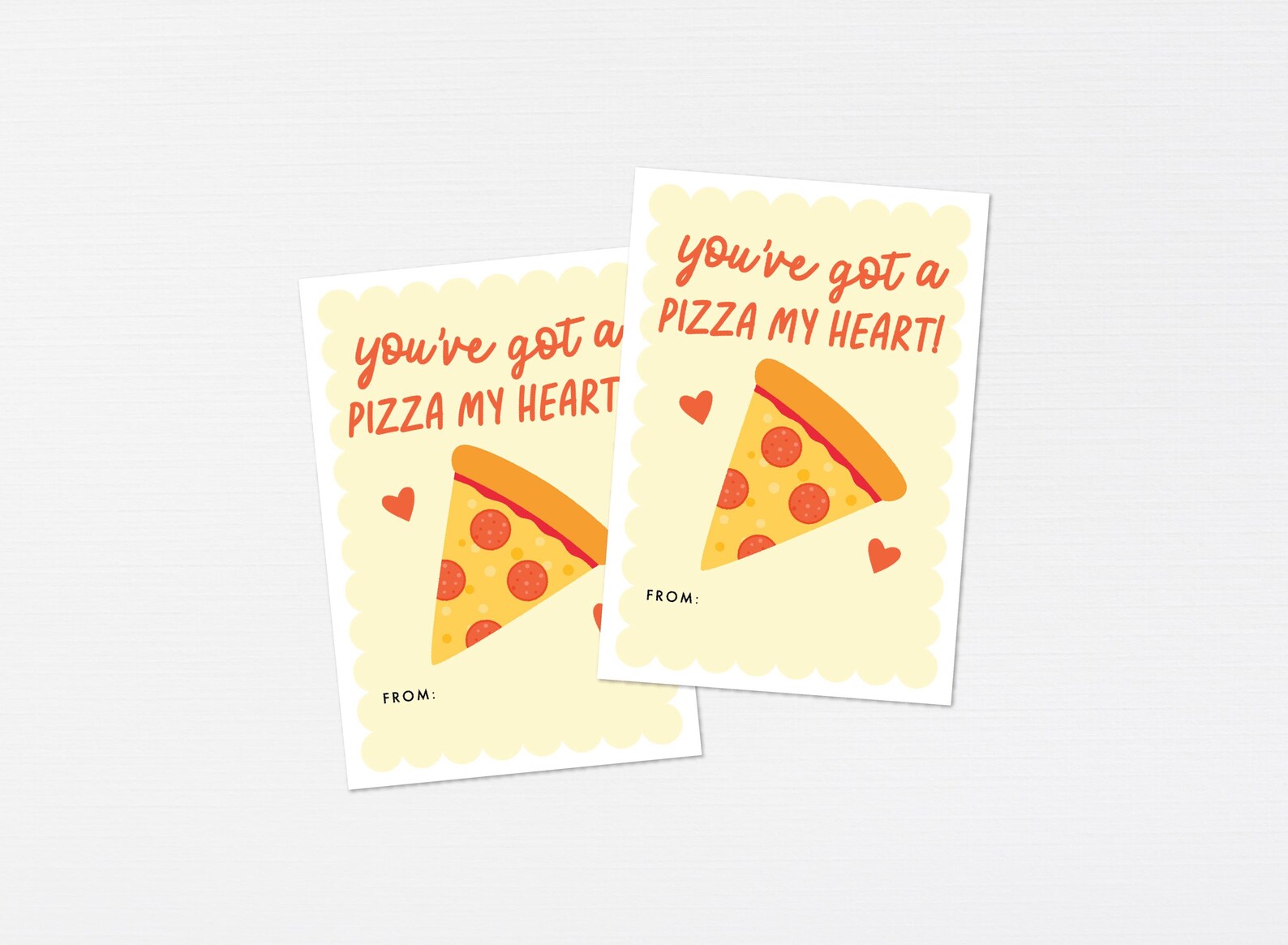 Pizza Kids Valentine Tags · Pizza My Heart Printable Classroom ...