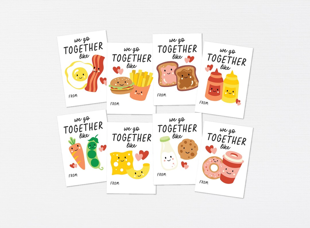 Kids Valentines · We Go Together Like Tags Classroom Valentines ...