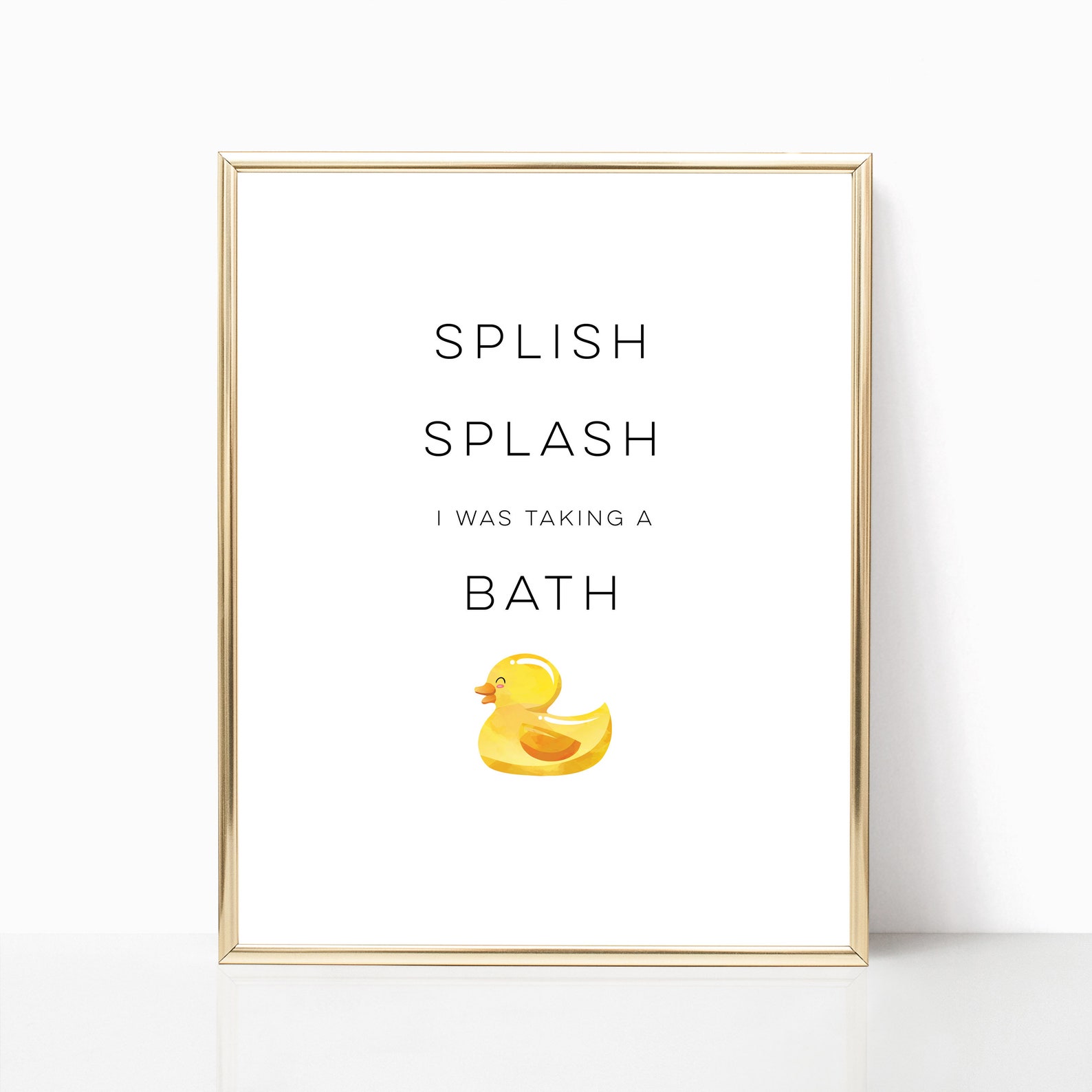 Bath Tub Splish Splash I Was Taking A Bath Print Rub A Dub - Etsy