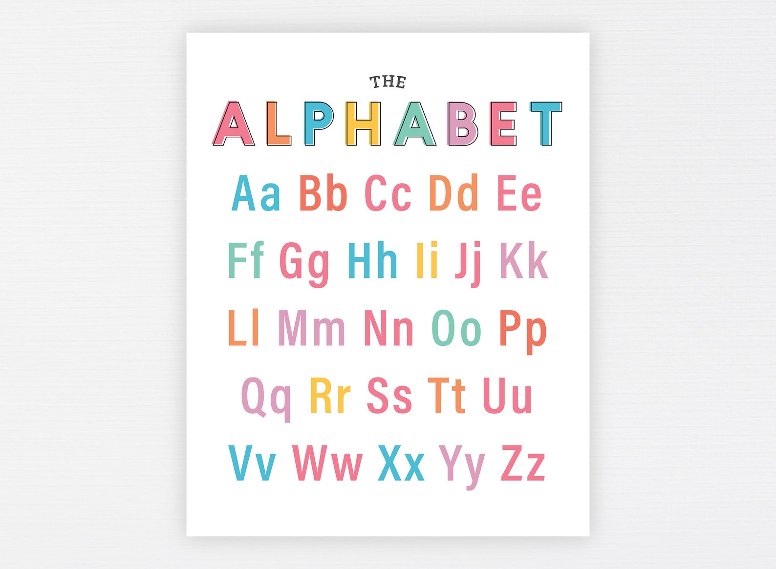 Alphabet ABC Education Printable Homeschool Resources | Etsy