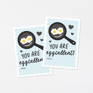 You Are Eggcellent Kids Valentine Tags · Love Heart Egg Printable ...
