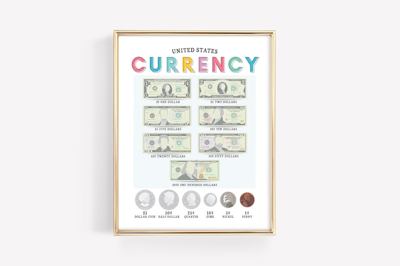 Money Currency Education Printable · Homeschool Learning Montessori ...