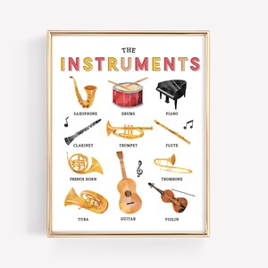 Musical Instruments Education Printable · Music Homeschool Resources ...