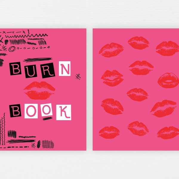 Mean Girls Burn Book Invitations - Etsy