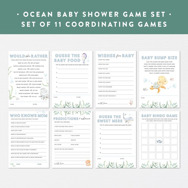 Ocean Baby Shower - Etsy