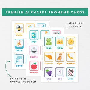 Spanish Alphabet Flashcards · Go Fish Game · Letter Sound Matching for ...