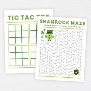 St. Patrick's Day Educational Activity Bundle Holiday Shamrock ...