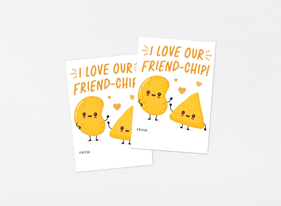 Chip Valentine Tags · Bag of Chips Label · Kids Printable Classroom ...