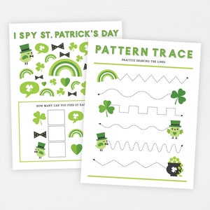 St. Patrick's Day Educational Activity Bundle Holiday Shamrock ...