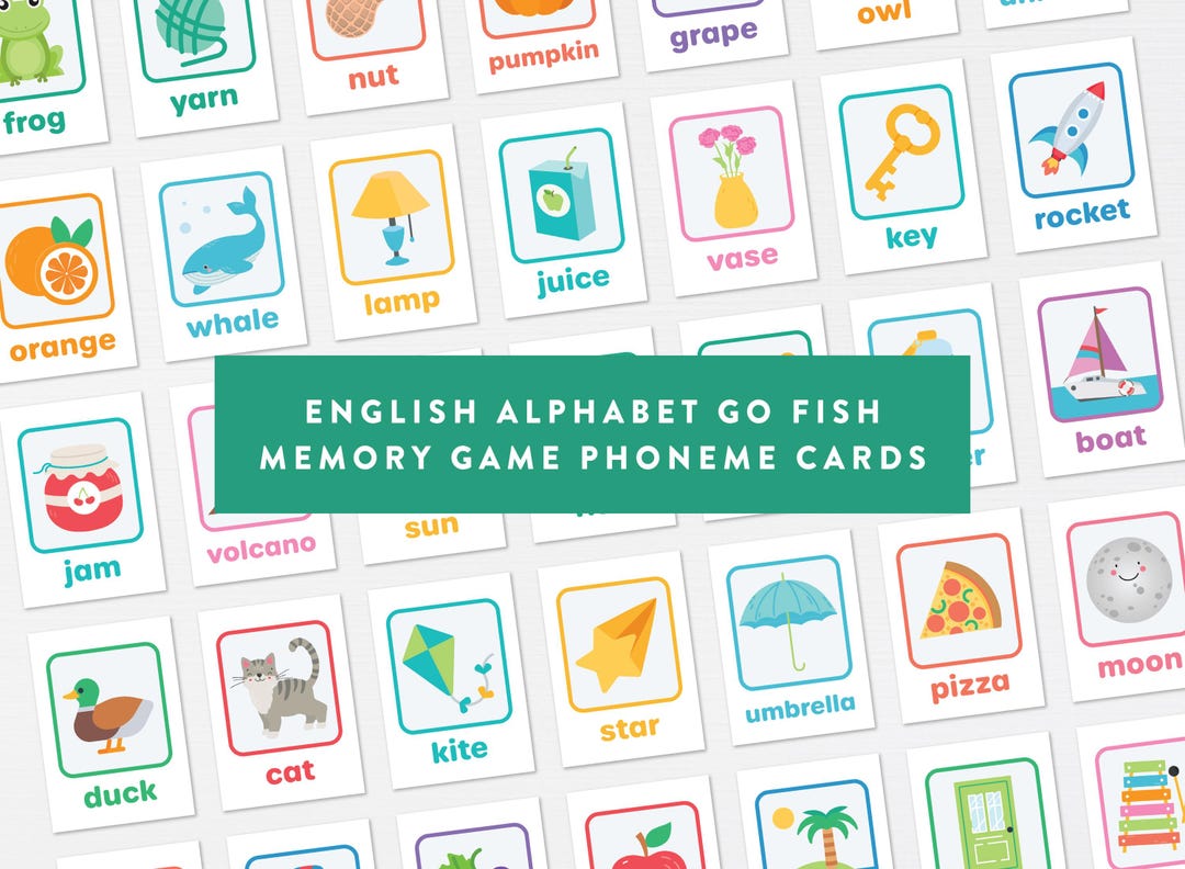 Alphabet Flashcards · Phoneme Go Fish Game · Letter Sound Matching ...