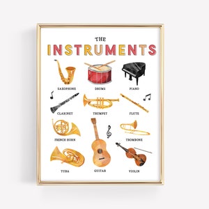 Musical Instruments Education Printable · Music Homeschool Resources ...
