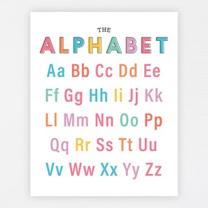 Alphabet ABC Education Printable Homeschool Resources Learning ...