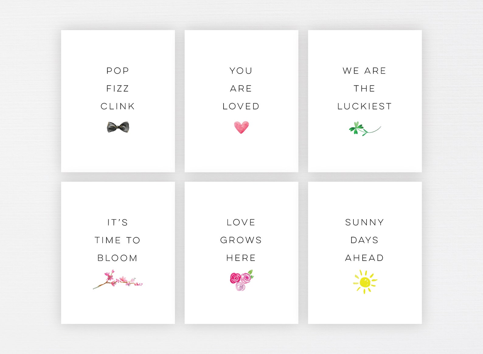 Seasonal Art Prints Set of 12 Monthly Decor Holiday - Etsy