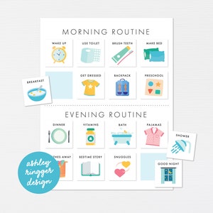 Daily Visual Routine Charts + Cards · Weekly Daily Chore Bundle ...