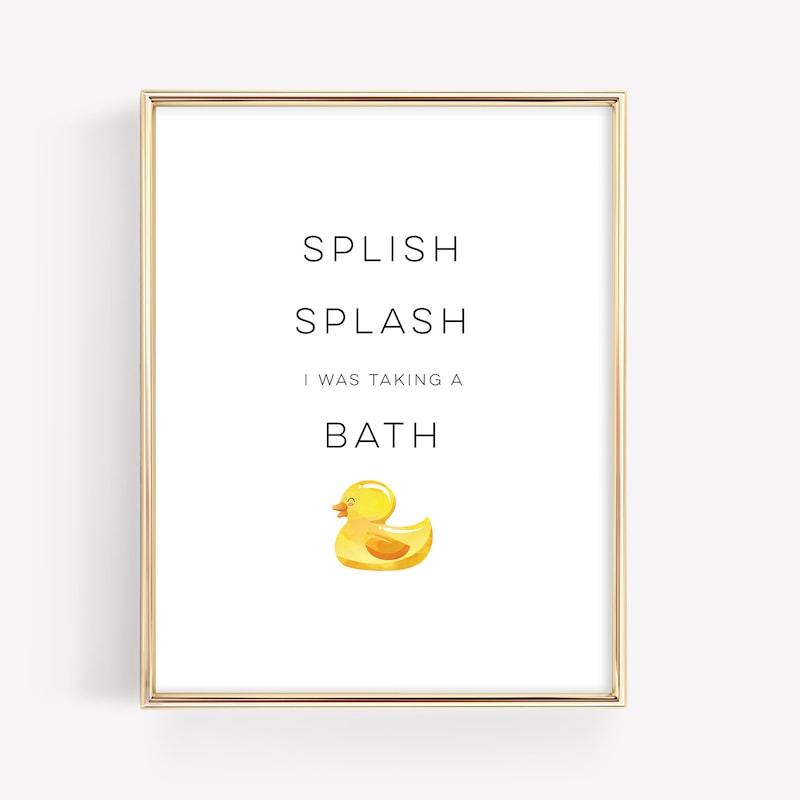 Splish Splash I Was - Etsy